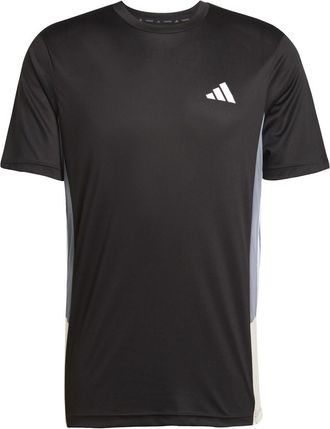 adidas Herren T-Shirt Train Essentials Seasonal Colorblock, Schwarz, 3XL