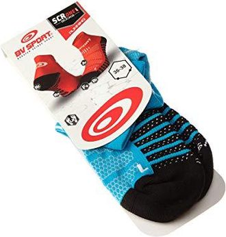 BV Sport Socquettes SCR One Evo Bleues Chaussettes Running