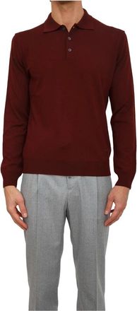 Corneliani Homme, Tops, Rouge, Taille: 4XL Polo