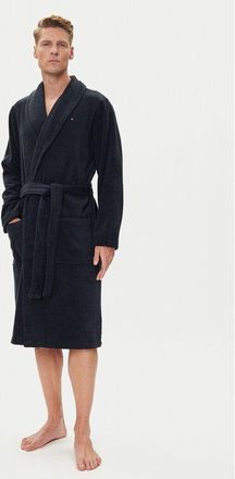 Tommy Hilfiger Bademantel Icon Bathrobe 2S87905539 Dunkelblau
