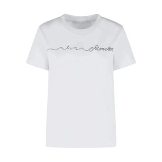 Moncler SS T-Shirt - - Tops - Damen - Wei&szlig; - S