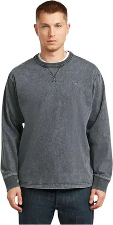 G-Star Homme, Sweatshirts et sweats &agrave; capuche, Gris, Taille: L Washed Sweater