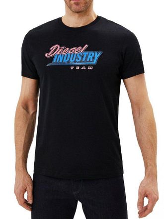 Diesel Rundhalsshirt Slim Fit Logo Shirt - T-DIEGOS-K37