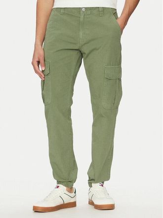 Tommy Jeans Joggers Ryan DM0DM20284 Gr&uuml;n Regular Fit