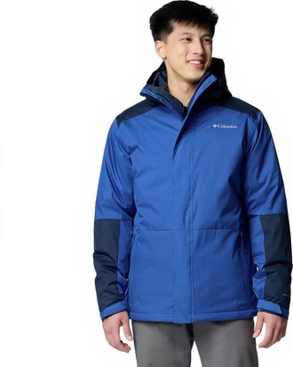 Columbia Herren Point Park Interchange Jacke 3-in-1-Wintermantel, Mountain Blue/Collegiate Navy, XXL