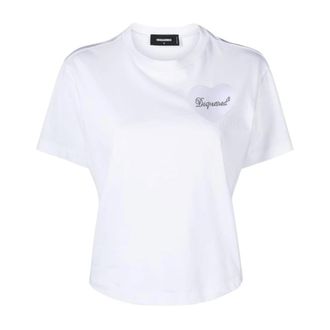 Dsquared2 Damen, Oberteile, Wei&szlig;, SGr&ouml;&szlig;e