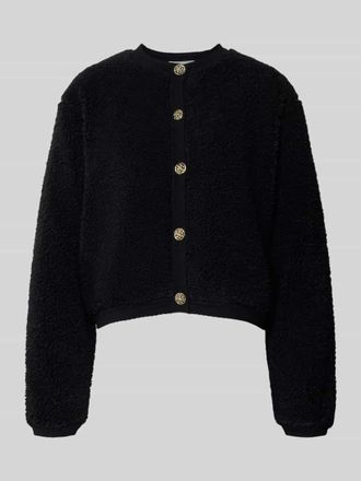 Neo Noir Teddyjacke mit Knopfleiste