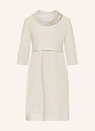 Joseph Ribkoff Kleid Mit 3/4-Arm Im Materialmix beige