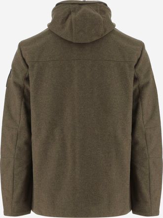 Outhere Technical Wool Blend Multi-Pocket Jacket - Green