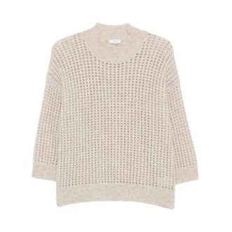 PESERICO Round-Neck Strickwaren - - Knitwear - Damen - Beige - M