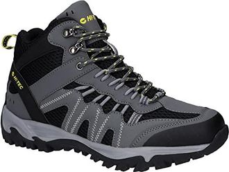 Hi-Tec Hi-Tec Homme Jaguar Mid WP Graphite/Black/Citron-o010480-052-uk13 Botte de randonnée, Graphite Black Citron, 48.5 EU
