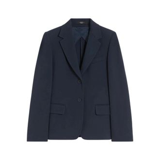Max Mara Femme, Vestes, Bleu, Taille: 42 FR Wkdginnasta Blazer