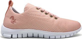 Thies Damen vegan Reflexrunner Sneaker Pfirsich
