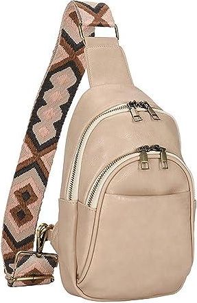 Generic Sac &agrave; bandouli&egrave;re ergonomique pour femme - Style d&eacute;contract&eacute; - En polyur&eacute;thane - Simple et tendance - Couleur unie - Contraste - Bandouli&egrave;re tiss&eacute;e - 