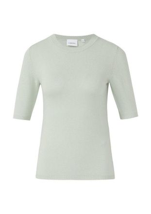 Comma Kurzarmpullover Strickpullover Kurzarmpullover im Slim Fit
