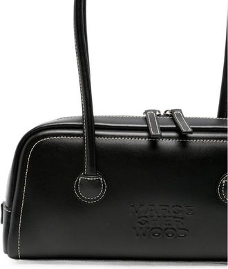 Margesherwood Calf Leather Tote Bag - Black