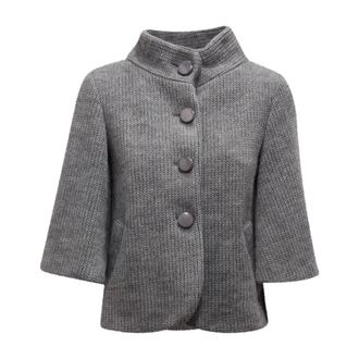 Emma & Gaia Damen, Mäntel, Grau, XSGröße