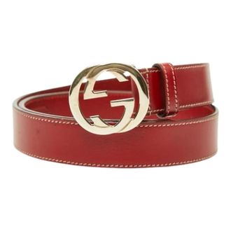 Gucci Ceinture Standard Pre-owned - Femme - Pre-owned - Rouge - Taille: ONE Size
