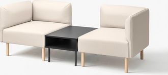 IKEA LILLEHEM 2er-Sitzelement mit Ablage