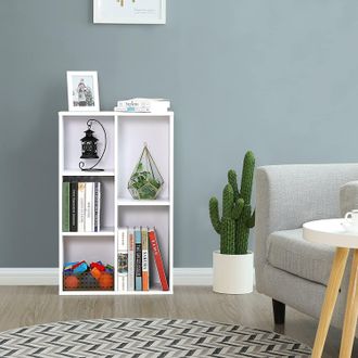 Loftscape home24 Regal Moulon 50 x 80 x 24cm Weiß