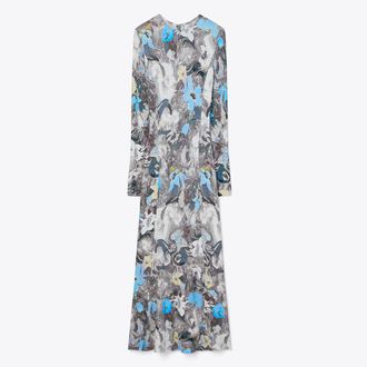 Tory Burch Damen Bedrucktes Kleid aus Viskosejersey
