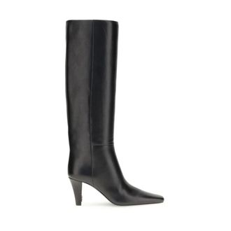 Saint Laurent Moderne Cone Heel Lederstiefel - - Shoes - Damen - Schwarzk - 36 1/2 EU