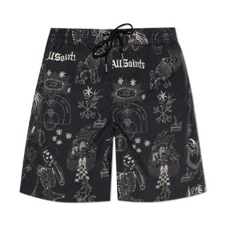 AllSaints Herren, Bademode, Schwarzk, XLGr&ouml;&szlig;e