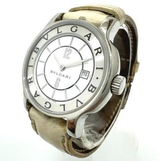 Bulgari Montre vintage Pre-owned - Femme - Pre-owned - Blanc - Taille: ONE Size