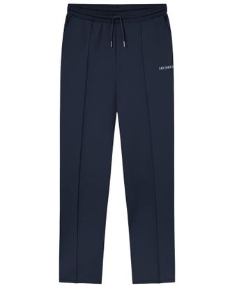 Les Deux Sweatpants mit Stretchanteil und Label-Schriftzug in