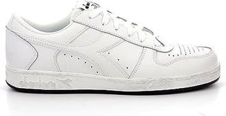 Diadora Mixte Magic Basket Low Icona Chaussure de Gymnastique, Blanc, 44.5 EU