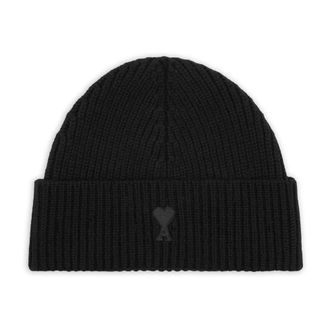 Ami Femme, Accessoires, Noir, Taille: ONE Size Ami De Coeur Beanie