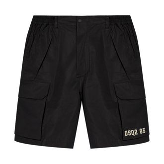 Dsquared2 Logo-bedruckte Cargo-Shorts - - Shorts - Herren - Schwarzk - XL