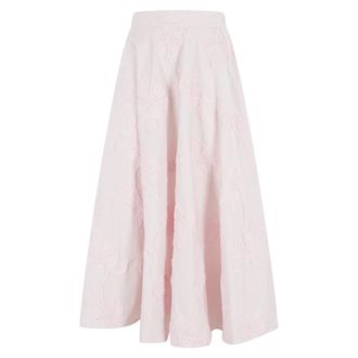 Rotate Rotate Birger Christensen, Femme, Jupes, Rose, Taille: 36 FR Flower Maxi Skirt