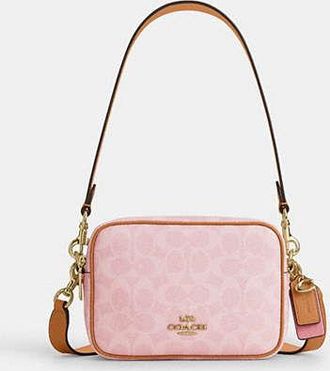 Coach Carey Mini-Umh&auml;ngetasche Aus Signature-Canvas Mit Anh&auml;ngern