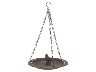 Esschert Design BR26 Serie Vogelfutterhaus Wand in Geschenkbox, Antik Braun