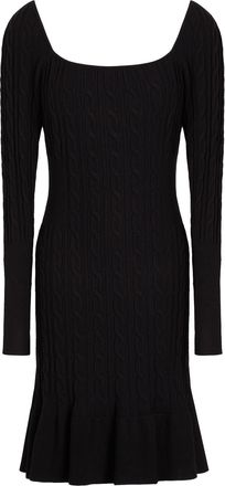 8 by YOOX VISCOSE BLEND CABLE MINI DRESS