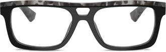 Dolce & Gabbana Eyewear lunettes de vue &agrave; monture carr&eacute;e - Noir