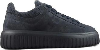 Hogan Homme, Chaussures, Bleu, Taille: 44 1/2 EU H-Stripes Baskets