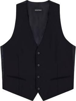 Emporio Armani Gilet tailleur court uni