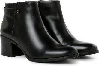 Geox Leder -Schwarz -Asel -Stiefel - schwarz