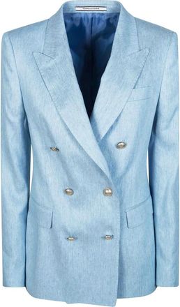 Tagliatore Femme, Vestes, Bleu, Taille: 40 FR Giacca Chambray