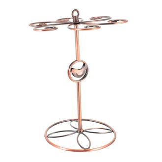 SOLUSTRE Wine Glass Rack Hängend Vintage Stil Hochwertiger Goblet Organizer für Haushalt Bar Restaurant Platzsparend Robust für Weingläser und Stielgläser Geei