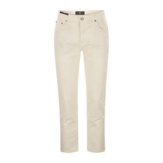 Pantaloni Torino Homme, Jeans, Blanc, Taille: W32 Pantalon Jambe Droite