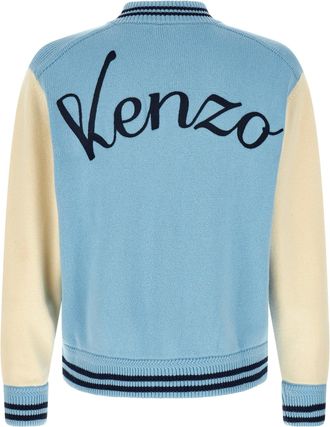 Kenzo Varsity Cardigan - Blue