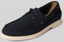 HUGO BOSS Bootsschuhe aus Veloursleder