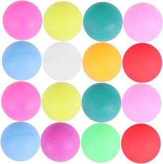 Aboofan 150 Stück Teiliges Bunte Tischtennisbälle Robust Leichte Kunststoffkugeln für Partyspiele und DIY Kunsthandwerk Langlebig Bruchfest für Unterhaltung u
