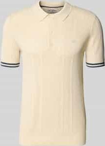 Superdry Slim Fit Poloshirt mit Strukturmuster und Knopfleiste