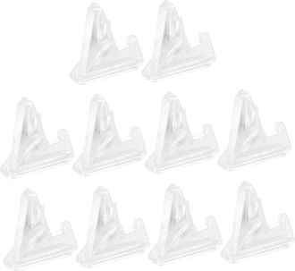 Lurrose 10 Stück Teiliges Acryl Display Ständer Klarsichtige Münzhalter und Aufsteller für Sammelobjekte Medaillen Miniaturen Stabile Staffeleien für Sammler 