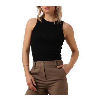 Notre-V Nv-Dribbel Top - - Tops - Damen - Schwarzk - XS