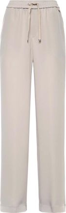 Herno Femme, Pantalons, Beige, Taille: 36 FR Wide Pantalons